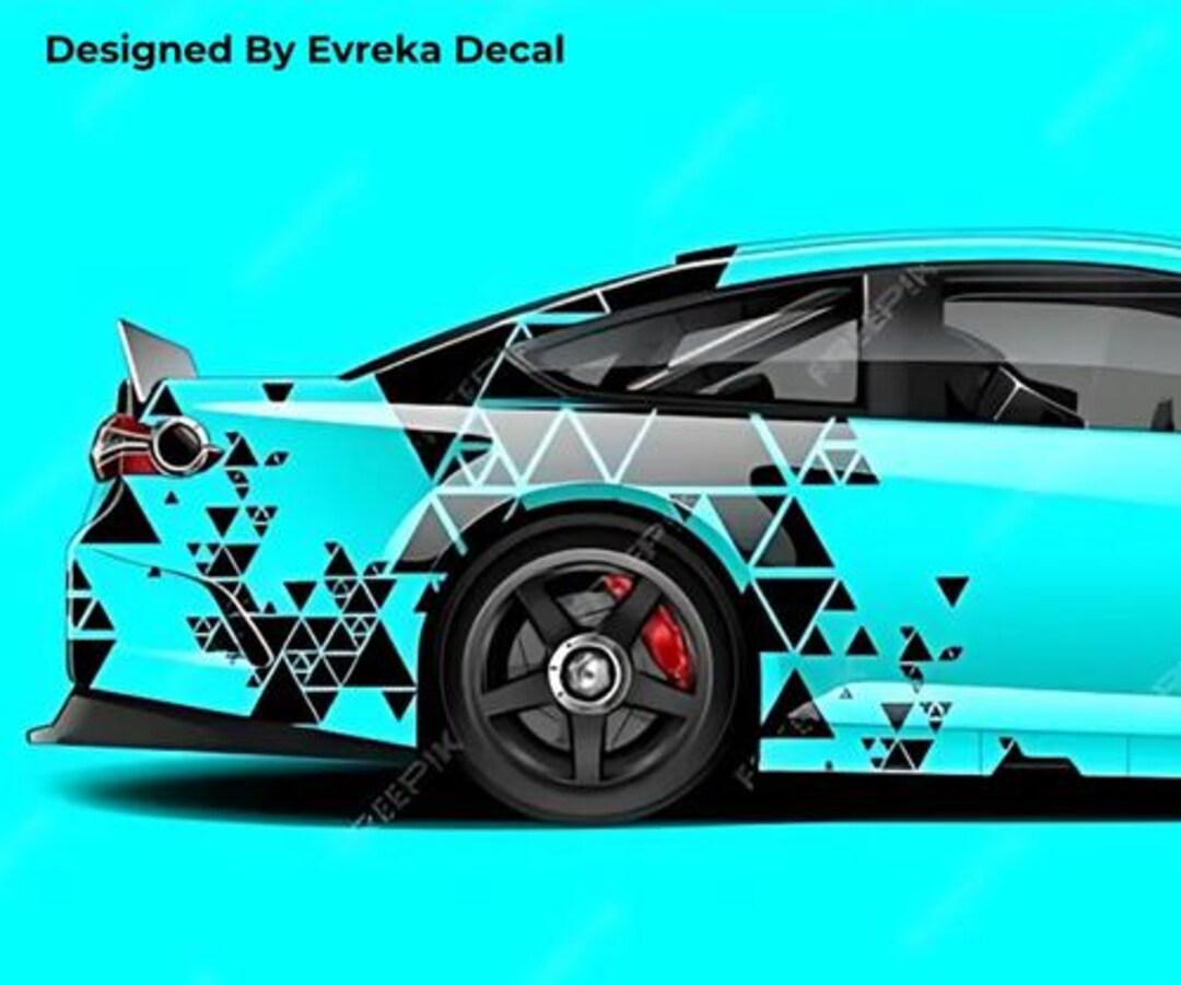 Race Car Side Wrap Laminated Print Modified Super Stock Car Side Decal ...