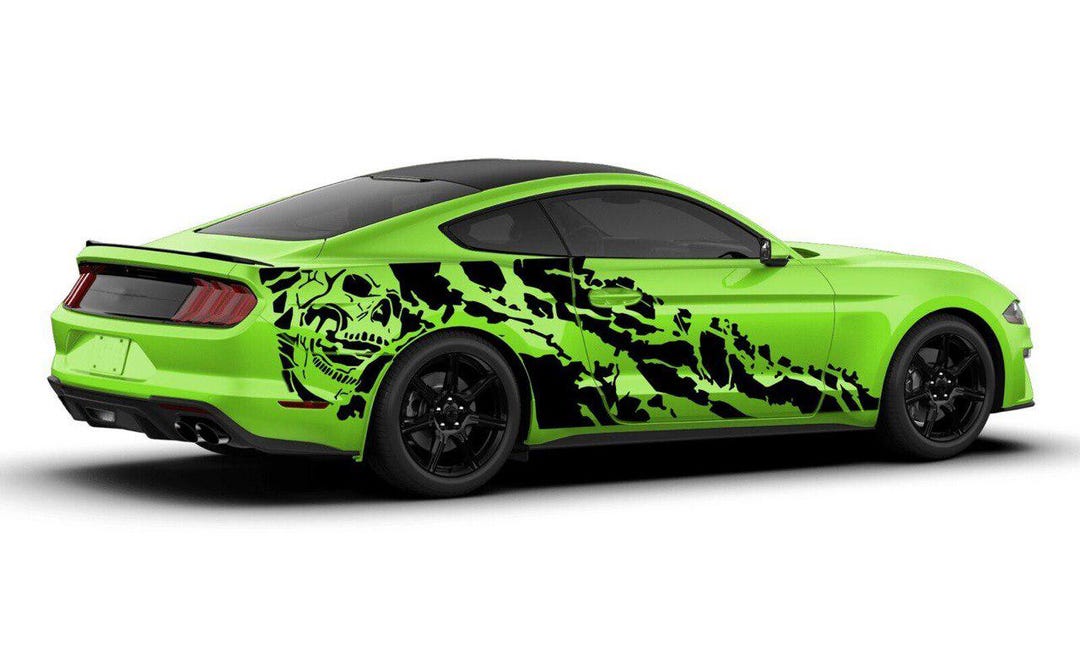 Nightmare Graphics Stickers Decal Compatible With Ford Mustang Both ...