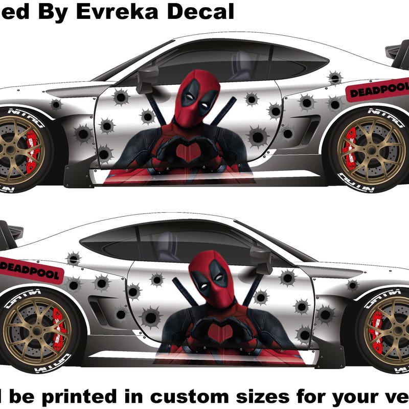 Deadpool Car Wrap - Etsy