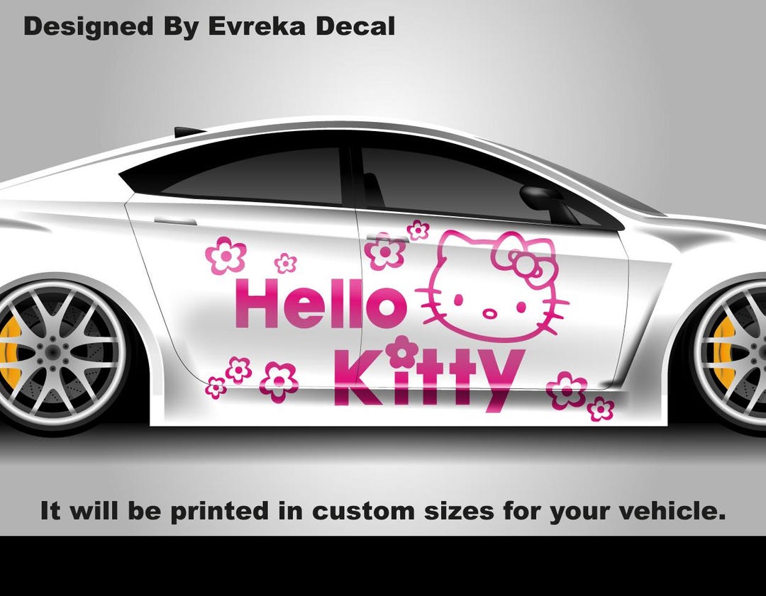 Hello Kitty Car Decals: Cuteness on the Go! Car Vinyl | Comics ...
