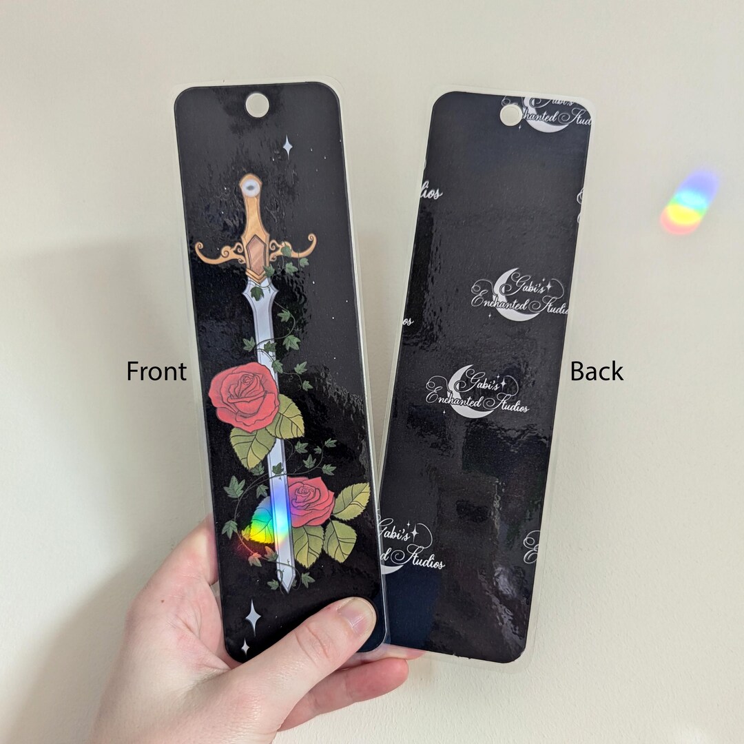 June Sword Bookmarks | Birth Flower |fantasy Bookmarks | Sword Bookmark ...