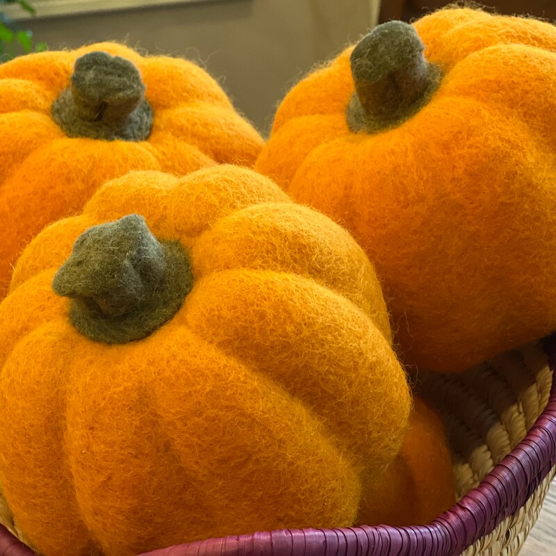 Wool Pumpkin - Etsy