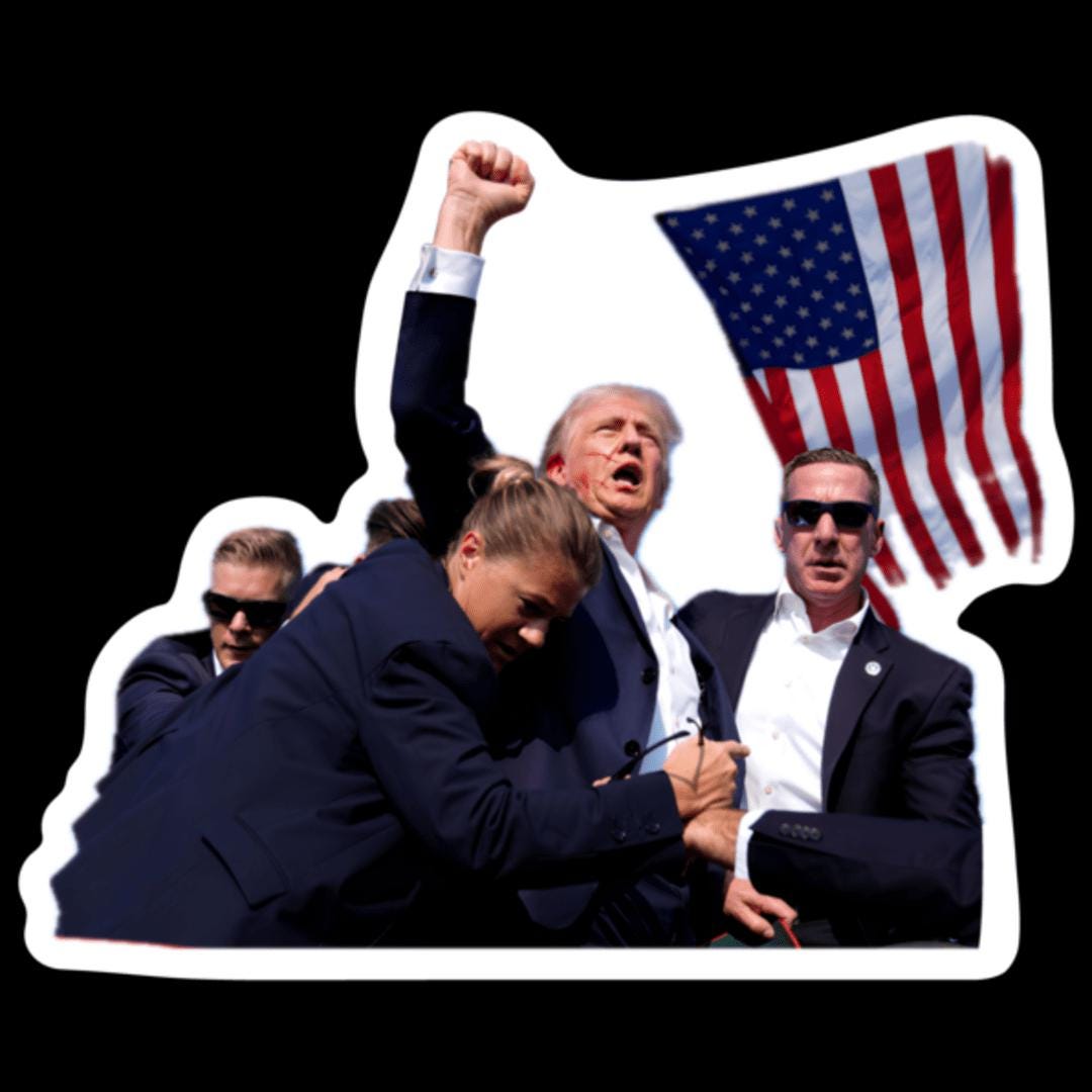 Donald Trump Vinyl Decal Fight Fight 45 MAGA FREE SHIPPING - Etsy