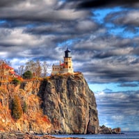 Split Rock Lighthouse, Most Photographed Great Lakes Lighthouse - Etsy