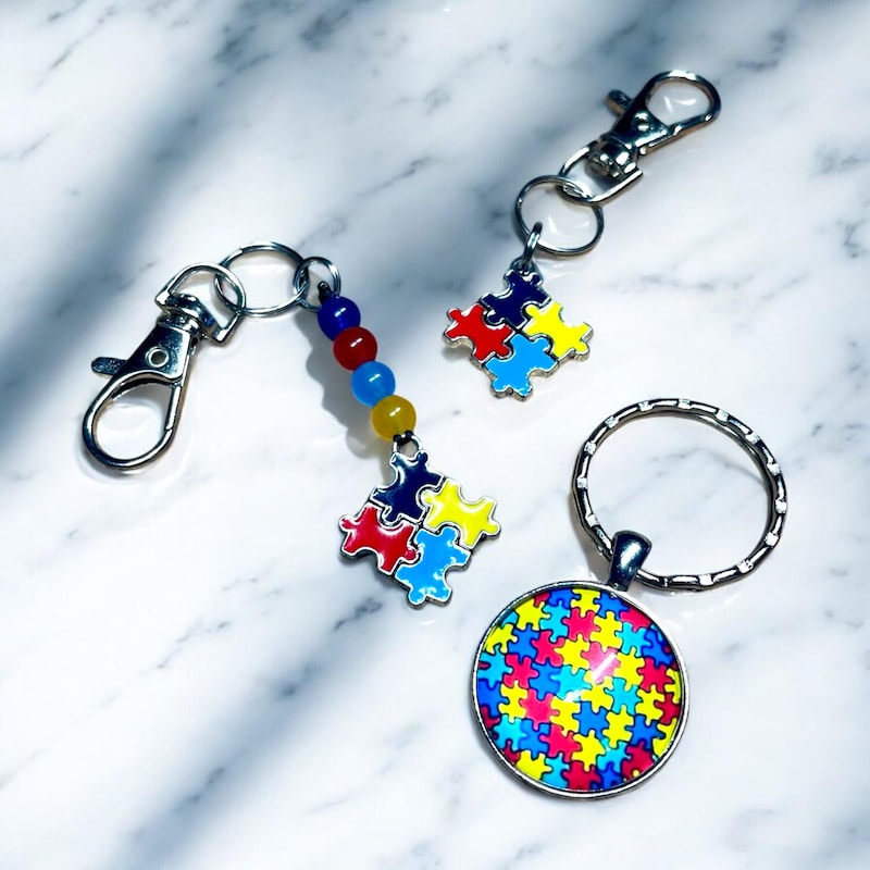 Autism Key Chain - Etsy