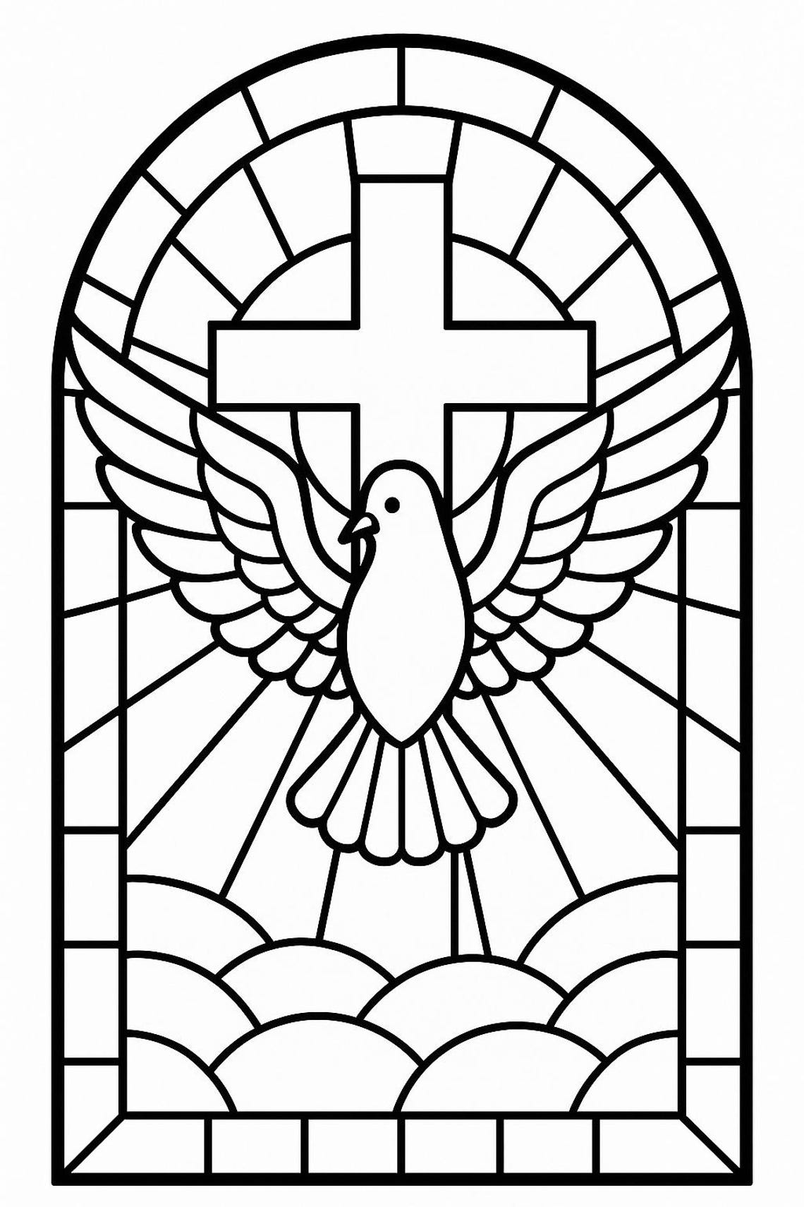 50 Page Christian Catholic Themed Coloring Pages (downloadable PDF ...