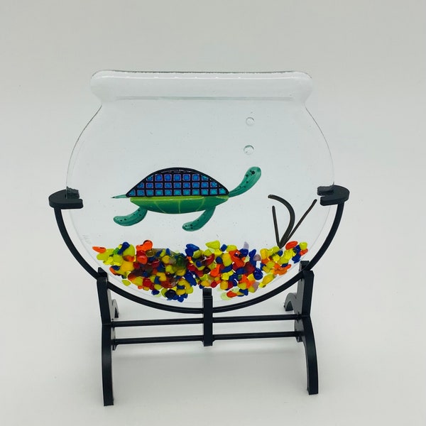Fused Glass Turtle - Etsy