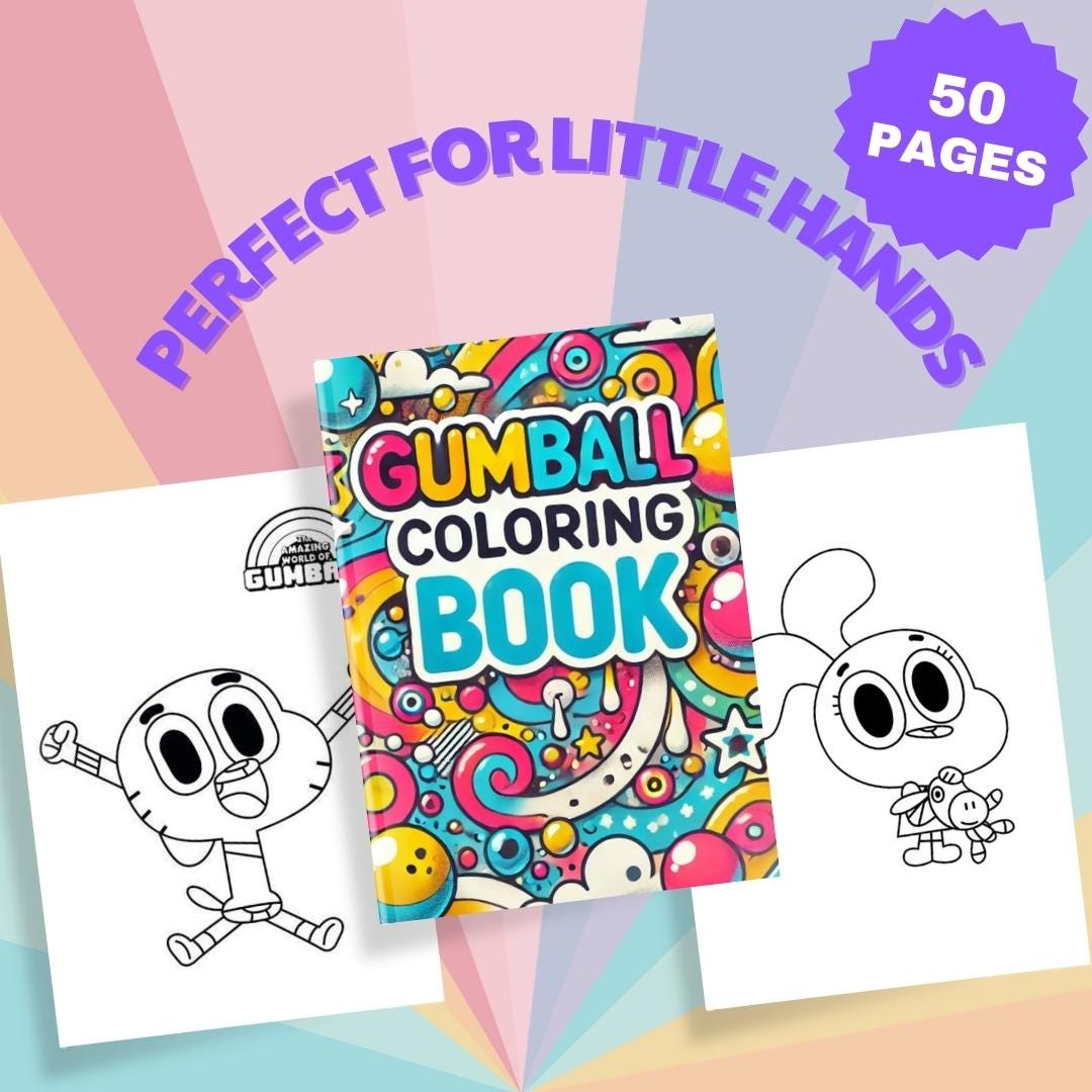 Gumball World: A Creative Coloring Journey for Kids Creative Learning ...