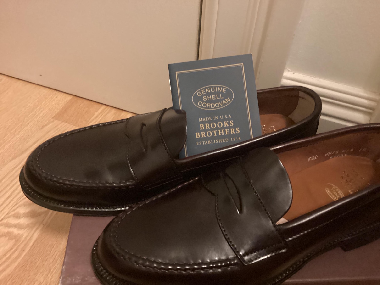 New Old Stock Alden for Brooks Brothers Shell Cordovan Loafers Vintage ...