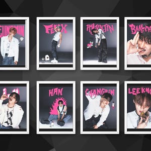 Stray Kids Poster Set Instant Digital Download A3 SKZ Prints Home Decor ...