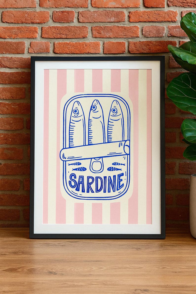 Sardine Print - Etsy