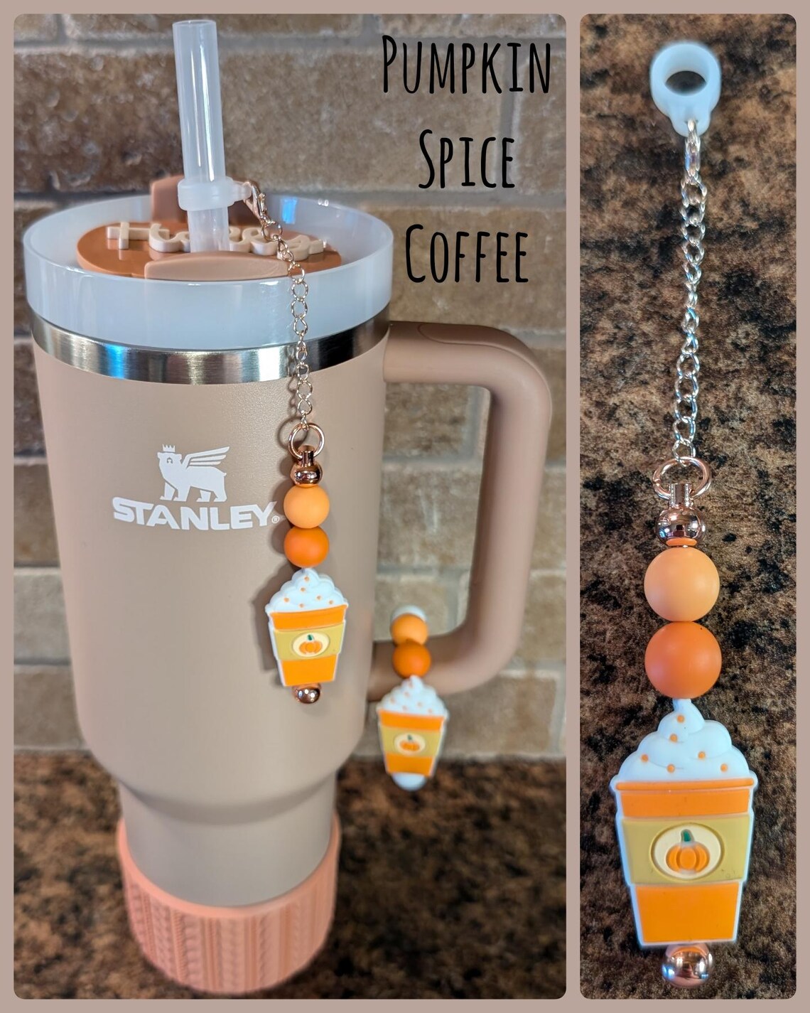 3. Tumbler Straw Charms - Etsy
