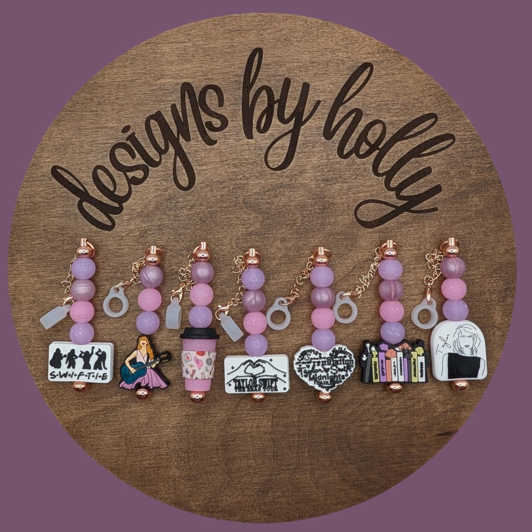 51. Tumbler Straw Charms - Etsy