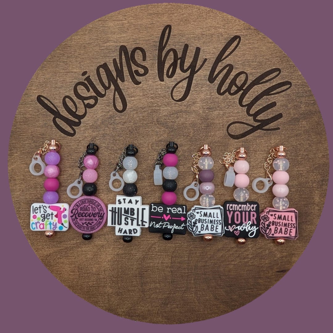 59. Tumbler Straw Charms - Etsy