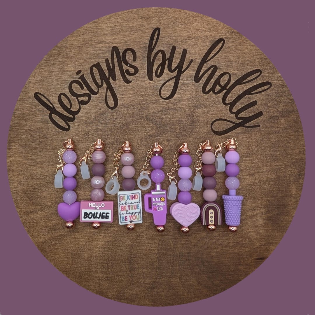 50. Tumbler Straw Charms - Etsy