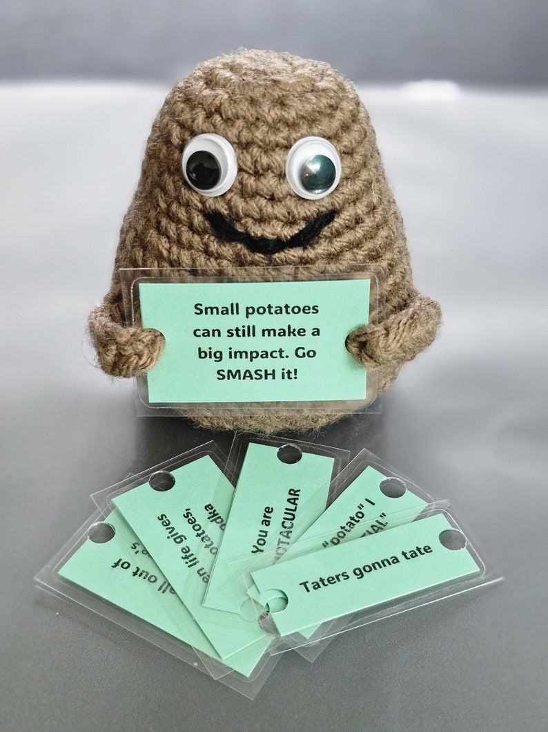 Positive Potato (with Booty) No Sew Crochet PATTERN With 10 Potato ...
