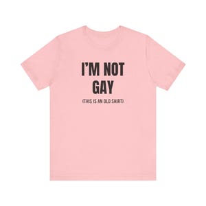 Im Not Gay Shirt Funny This is an Old Shirt T Shirt Queer Pride ...