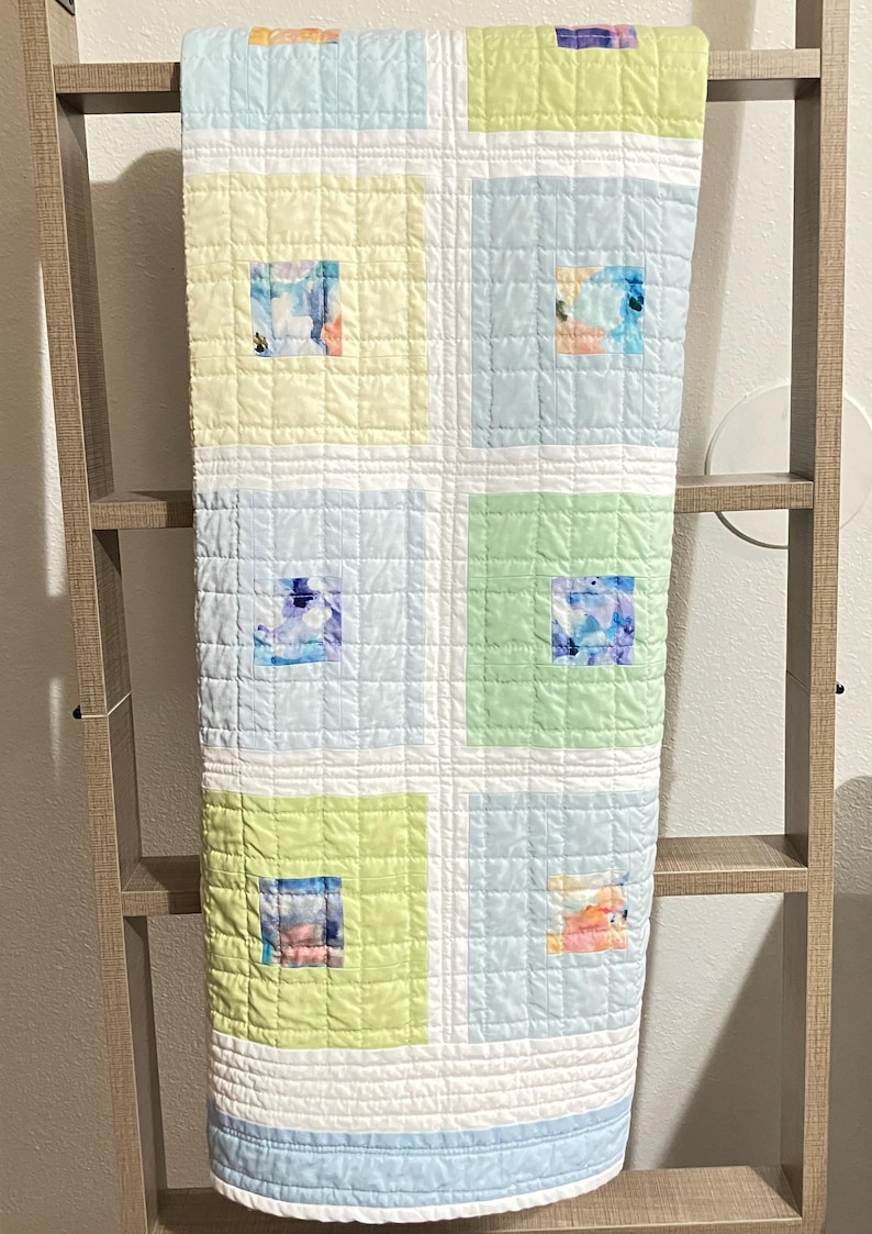 Hand-made Baby Quilts Crib Size Modern Baby Quilts on Saturday ...