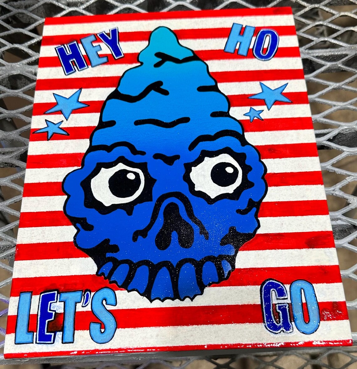 Ramones Pinhead Hey Ho Let’s Go Canvas - Etsy