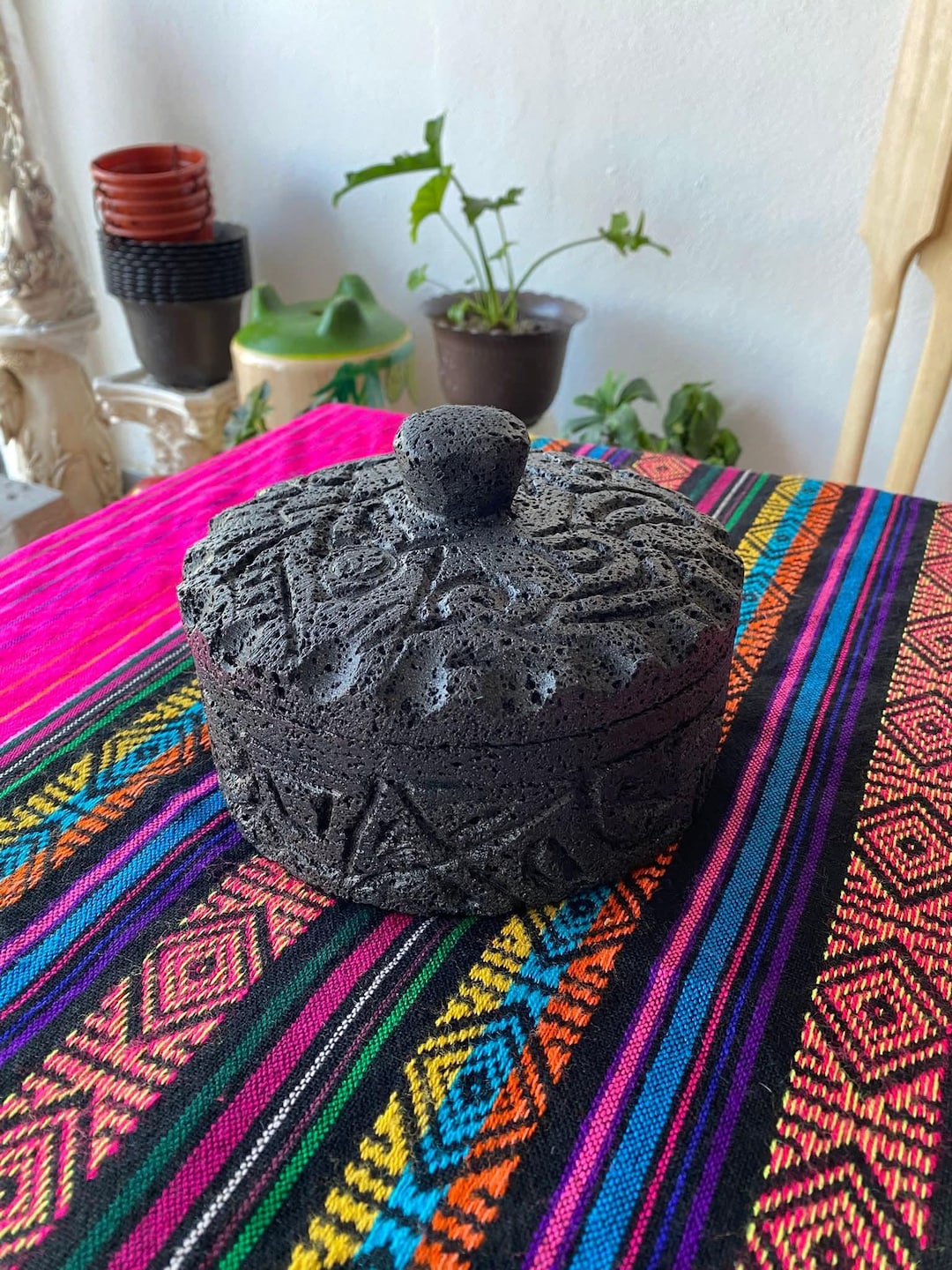 Volcanic Stone Tortilla Warmer - Etsy