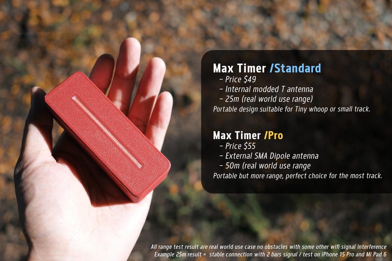 Max Timer - (FPV Lap Timer) | 1 Channel Video Signal Base Lap Timer for ...