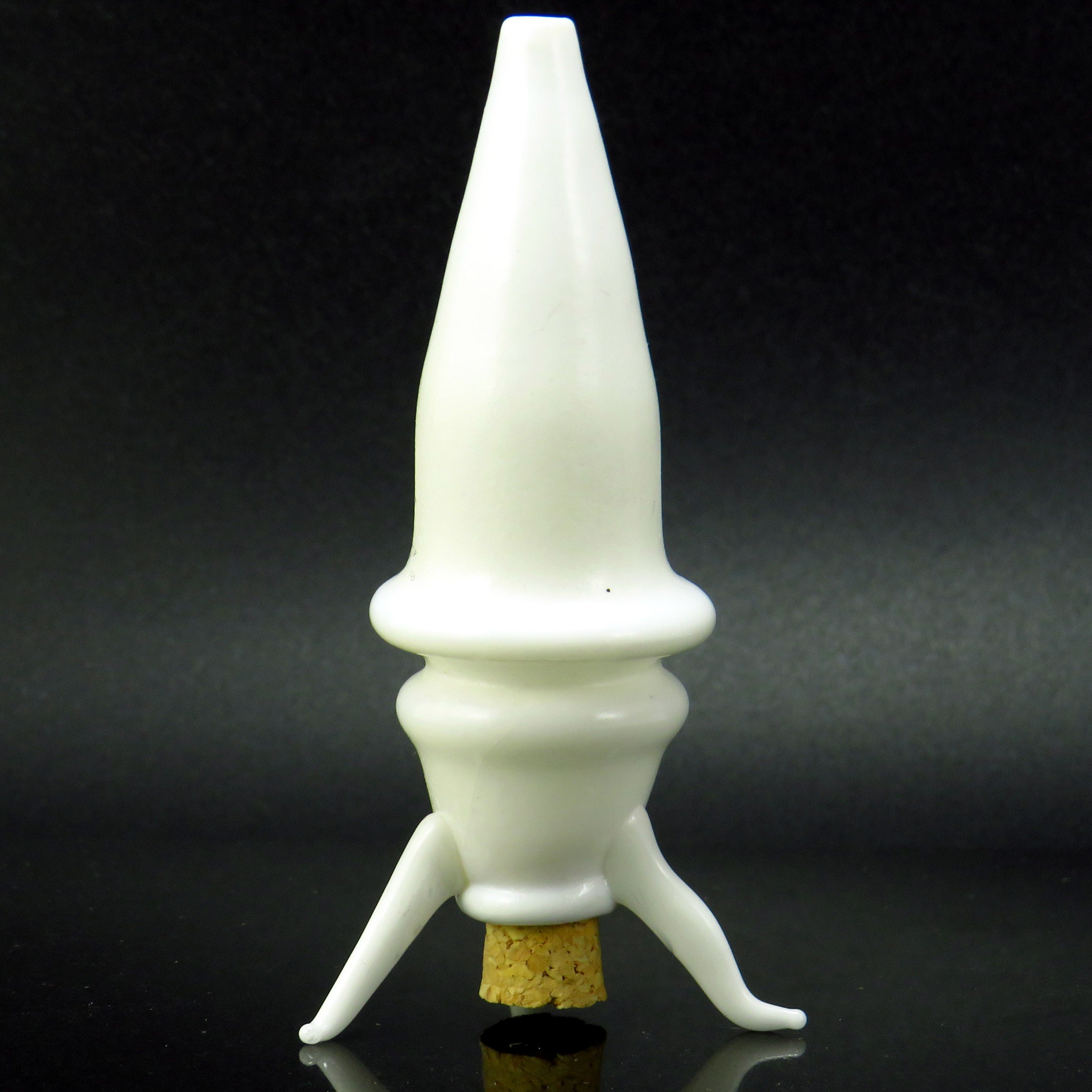 Rakete Glas Salzstreuer weißes Glas 1950er Jahre Themen Salz | Etsy