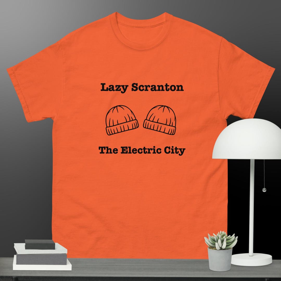 The Office Lazy Scranton the Electric City Unisex Classic Tee - Etsy
