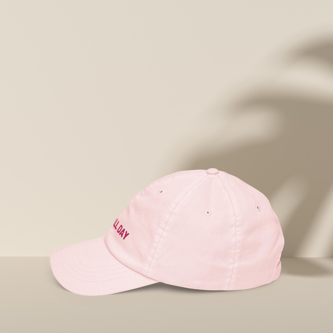 Embroidered Pastel Baseball Cap Rosé All Day Dad Hat Basecap ...