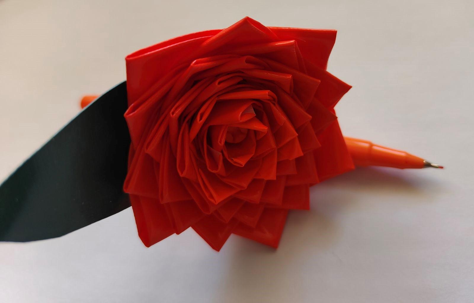 Pen Duct Tape Rose - Etsy