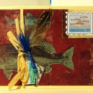 Birthday Fishing Card and Gift With Real Fishing Fly 3 - Etsy