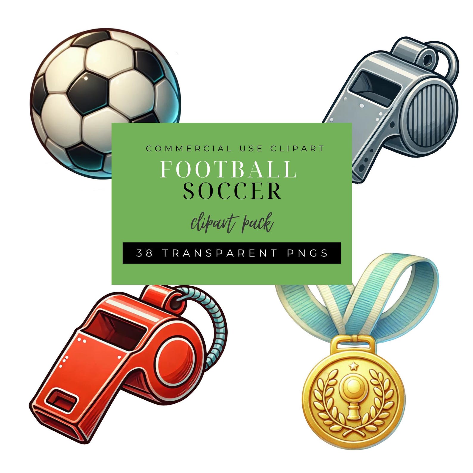 Football Clipart, Soccer Ball, Soccer Clipart, Sports Clipart, Football ...