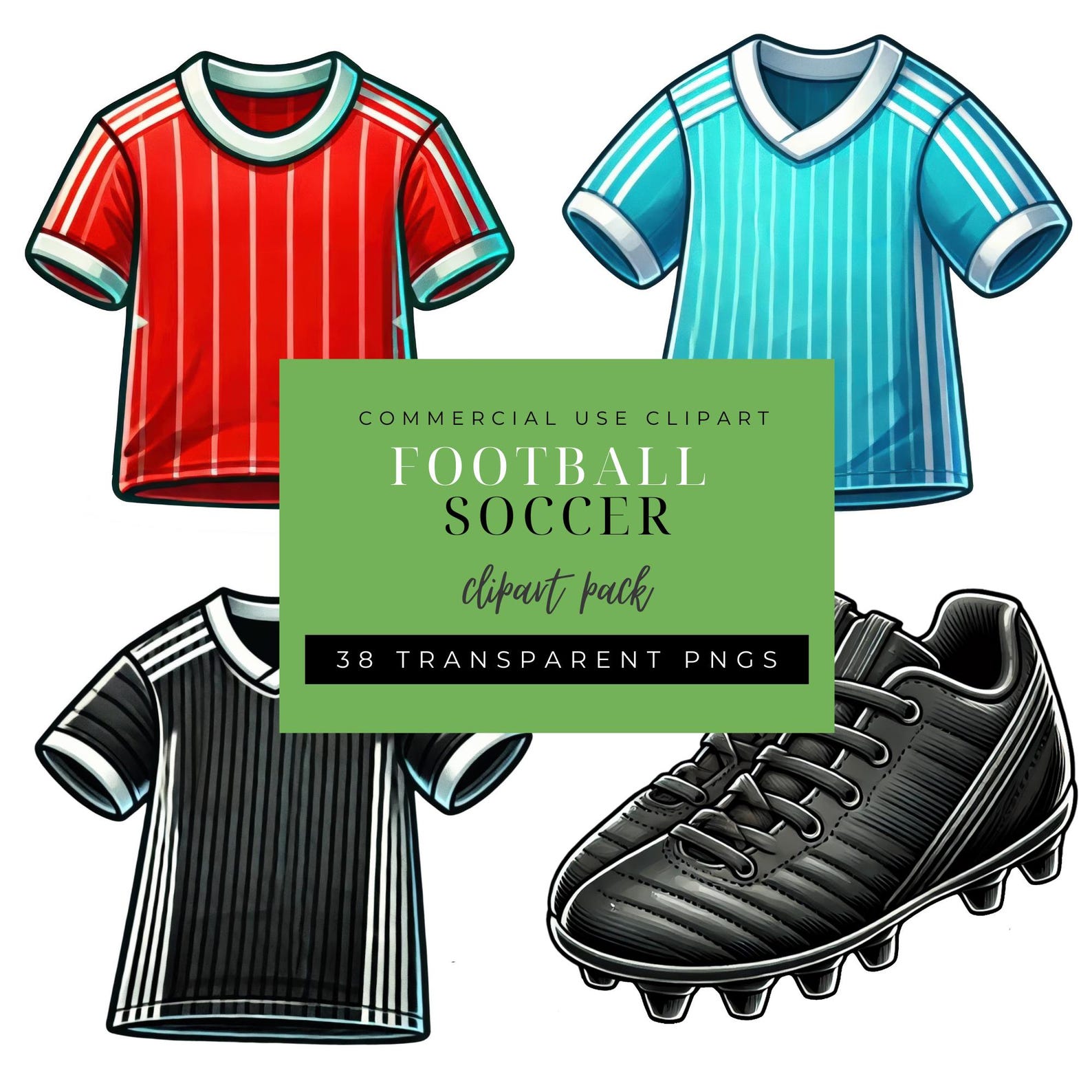 Football Clipart, Soccer Ball, Soccer Clipart, Sports Clipart, Football ...