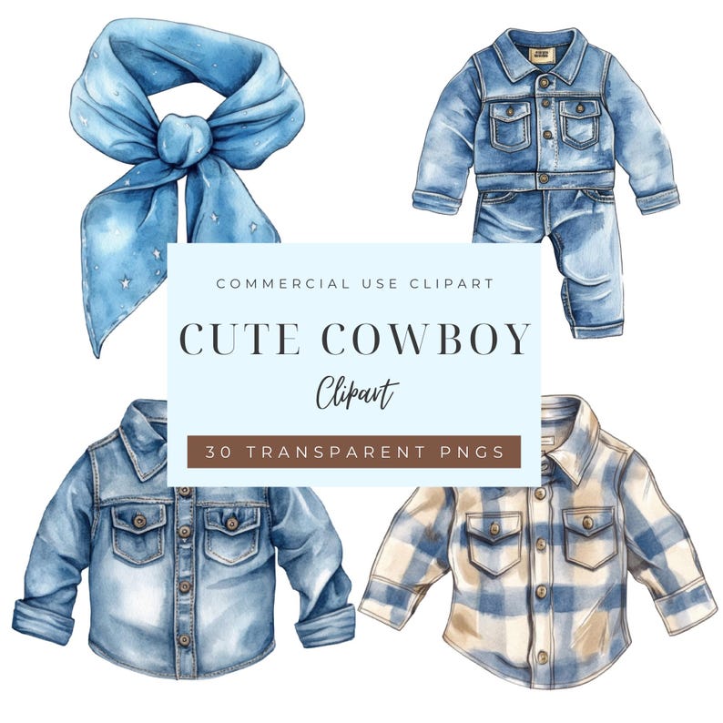 Watercolor Cowboy Baby Clipart, Nursery Decor, Nursery Wall Art, Cowboy ...