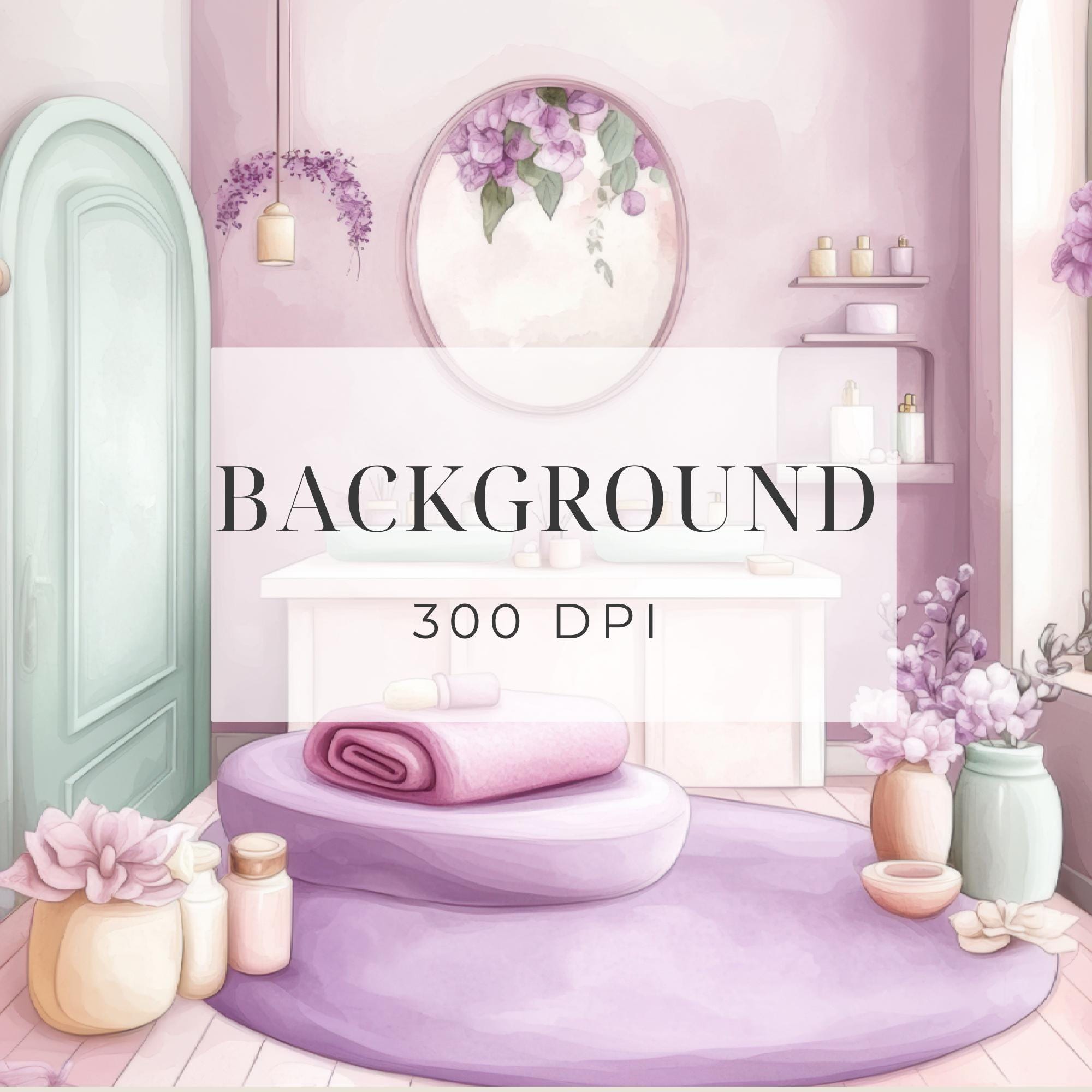 Spa Party Watercolor Clipart, Spa Clipart, Spa Day Clipart, Spa Girl ...