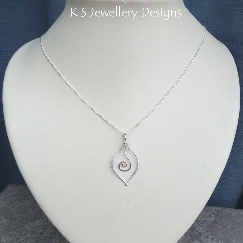 Wire Jewelry Tutorial SWIRL LEAVES pendant & Earrings - Etsy Australia