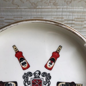 Arrow Cordials Ashtray Coaster Ceramic Liqueur Liquor Bottles Vintage ...