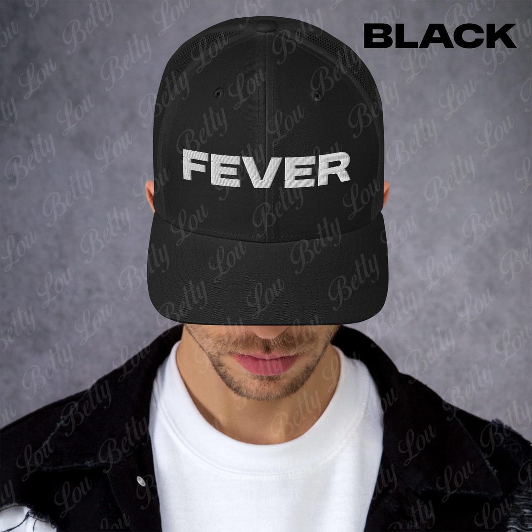 Indiana Fever "fever" Embroidered Retro Trucker Cap With Mesh for ...