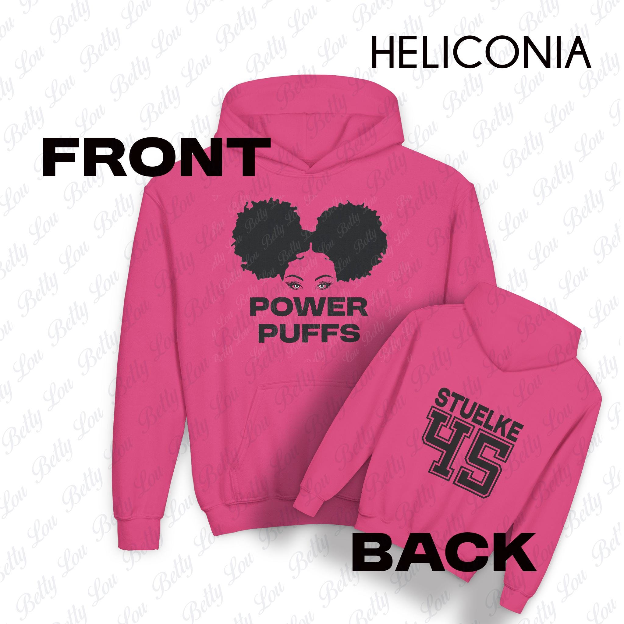 Power Puffs Hannah Stuelke Youth Heavy Blend Hooded Sweatshirt Hoodie ...