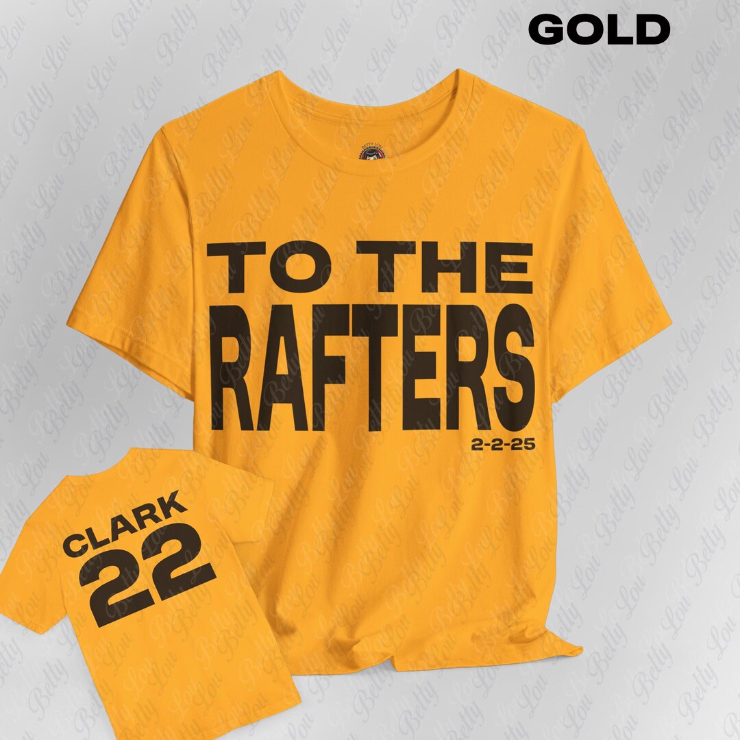 Caitlin Clark to the Rafters College Jersey Retirement Unisex Jersey ...