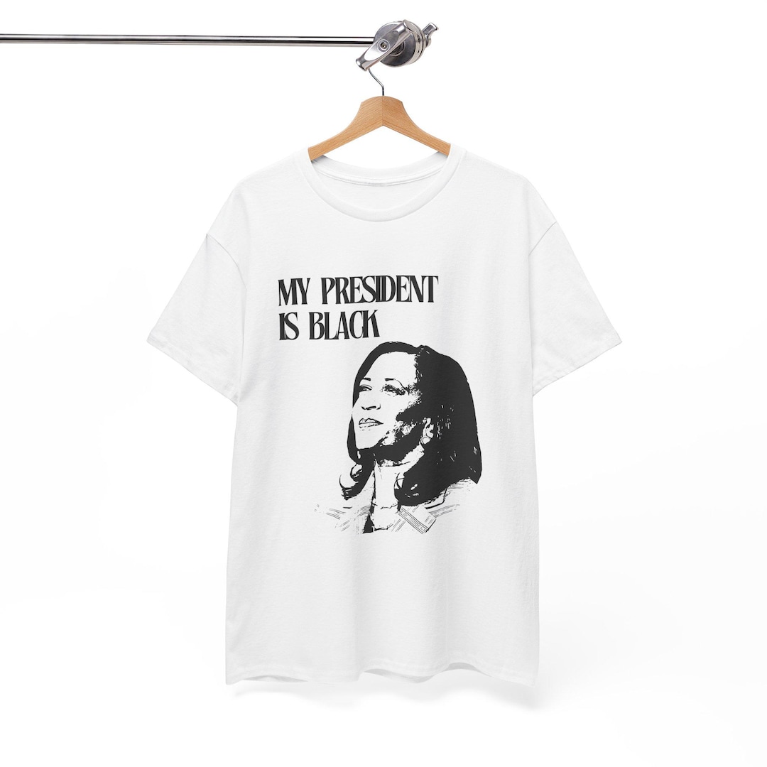 Kamala Harris 2024 my President is Black Unisex Heavy Cotton Tee ...