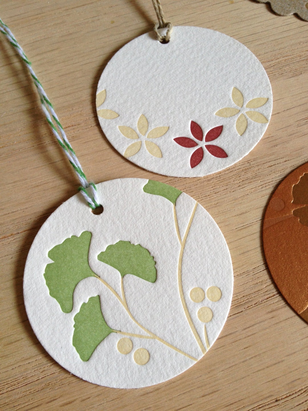 Letterpress Gift Tags (set of 6) - Etsy
