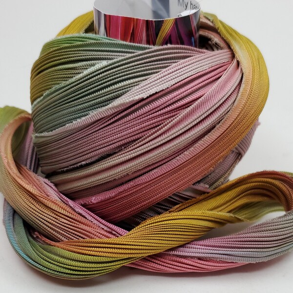 Silk Ribbon Necklace - Etsy