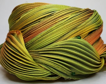 Silk Ribbon Shibori 1/2 Yd Shibori Girls Hand Dyed Silk Ribbon Lavender ...