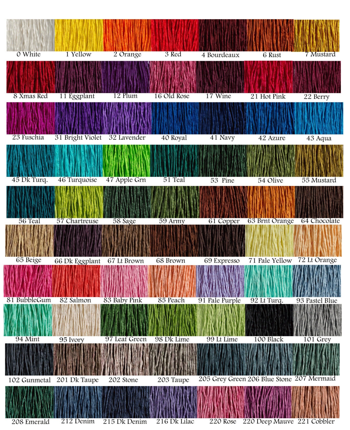 10 Ea Silk Strings/cords for Jewelry Making 2mm Silk Strings - Etsy