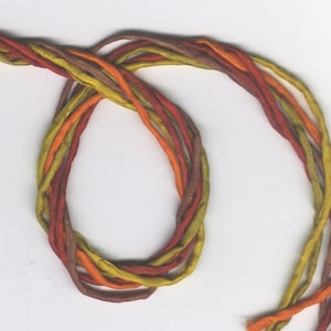 100 Ea Silk Cords for Jewelry Making 2mm Silk Strings Hand Dyed - Etsy