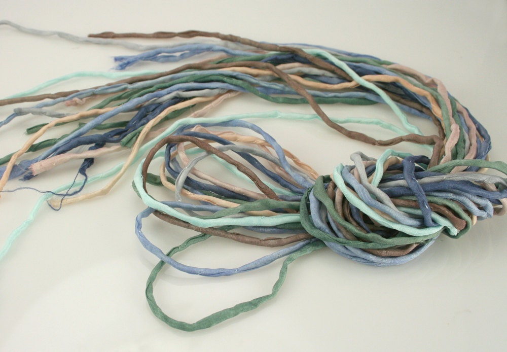 Silk Strings for Jewelry Making 10 Ea 2mm Silk Strings Cape | Etsy