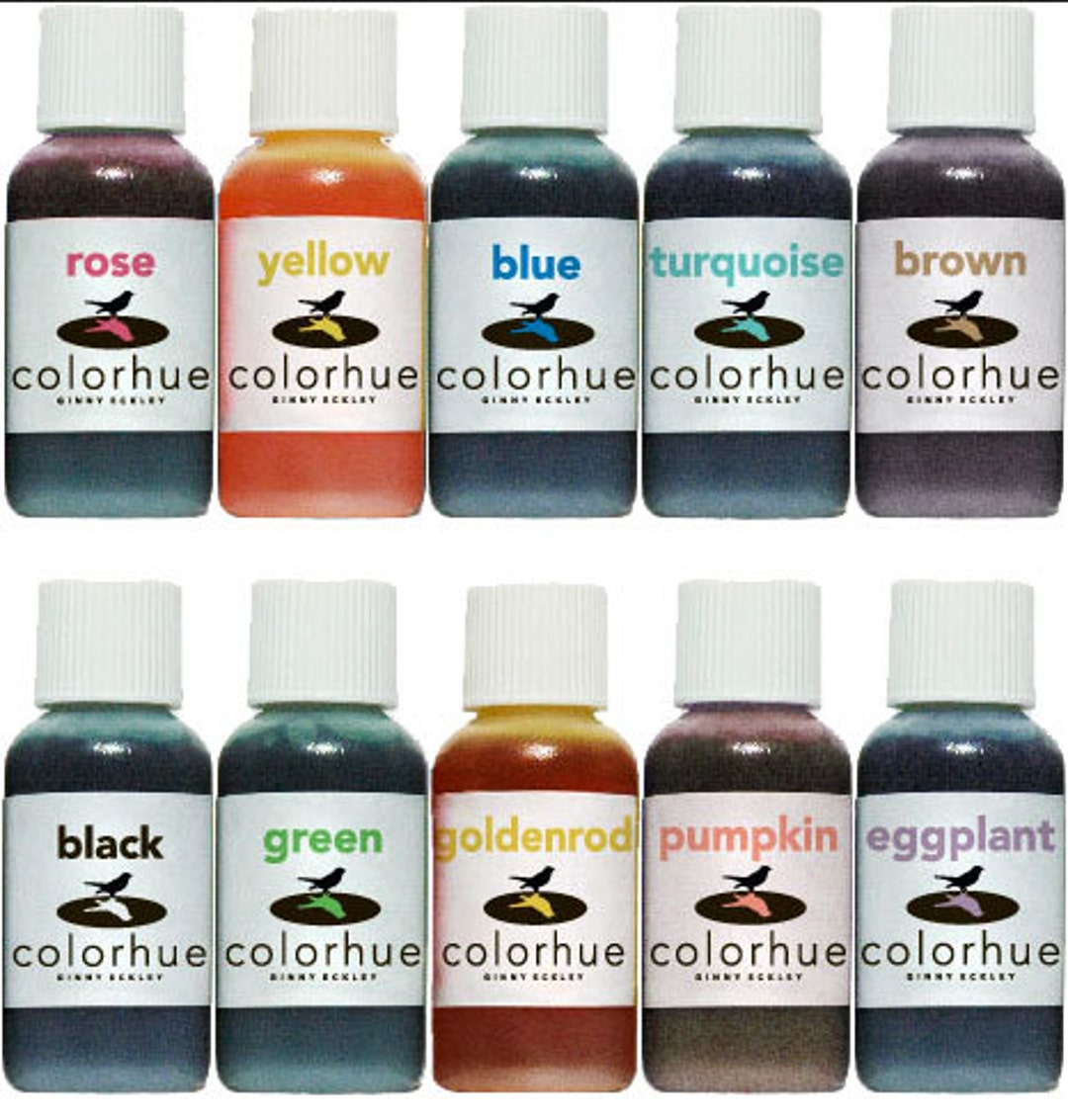 Instant Set Dye No Heat Set Silk Dye Colorhue Sample Set Easy to Use - Etsy