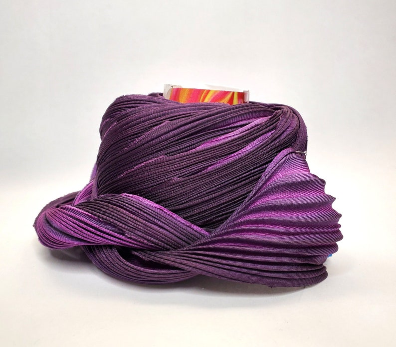 1 Yd Shibori Ribbon Purple Lavender Hand Dyed Shibori Silk - Etsy