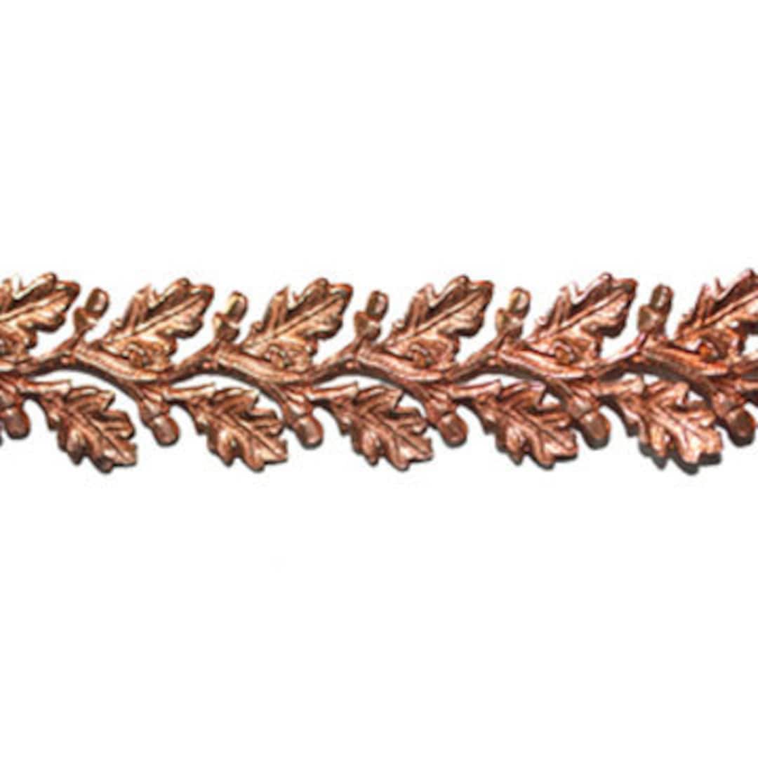 6" Copper Banding - Double Leaf Metal Strip Gallery Wire 3132 - Etsy
