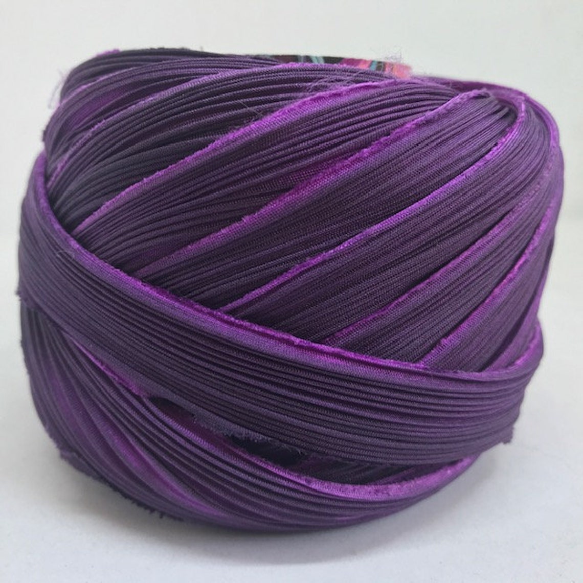 1 Yd Shibori Ribbon Purple Lavender Hand Dyed Shibori Silk - Etsy